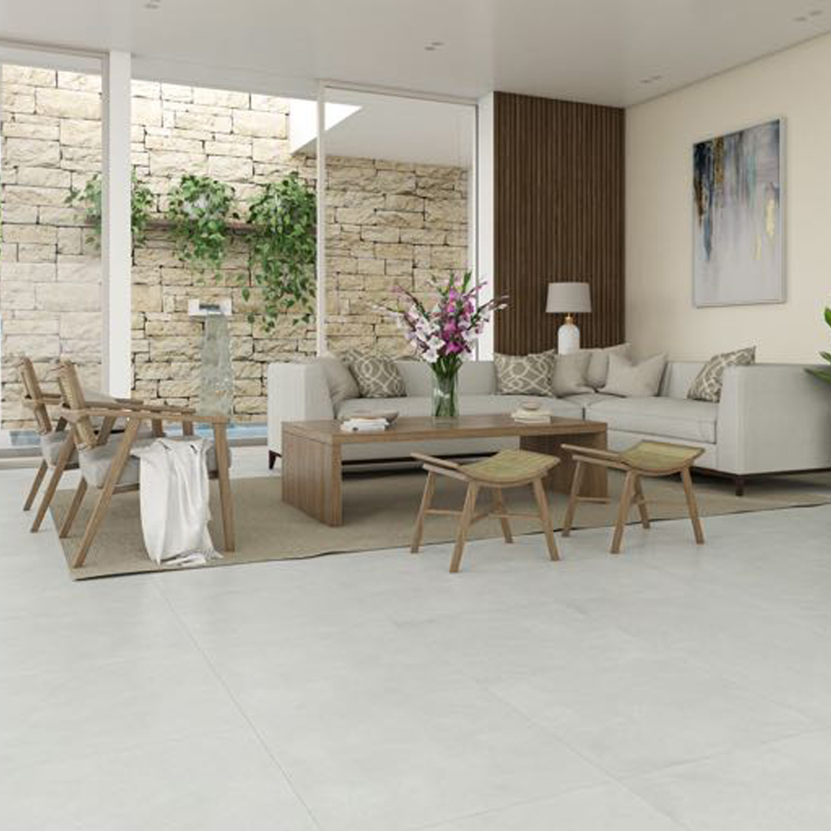 CESANTONI PORCELANICO LEIGHTON SAND 60X60 RECTIFICADO 1.44 MTO ...