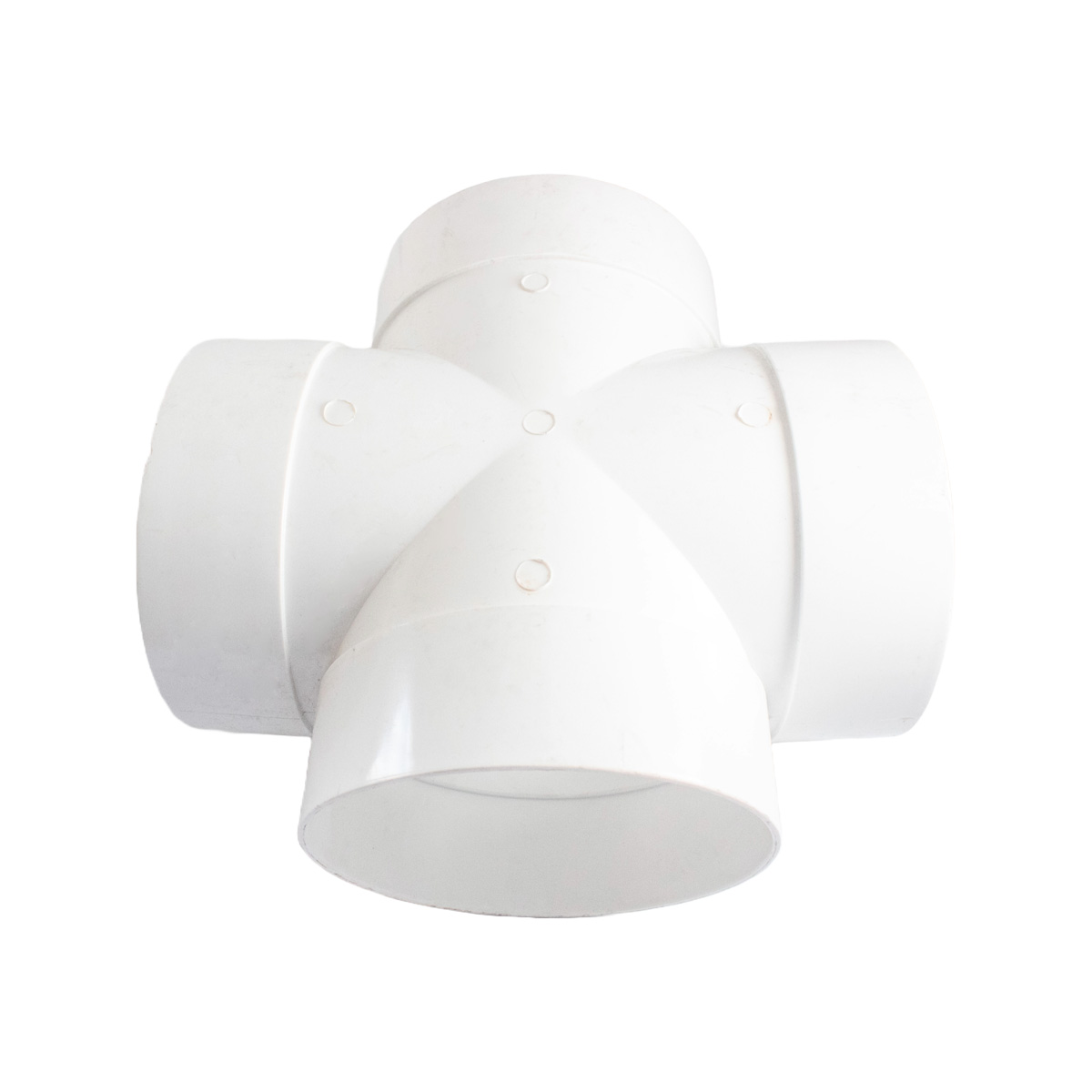 TEE DOBLE PVC SANITARIO CEMENTAR 4X4" | Plomería Selecta