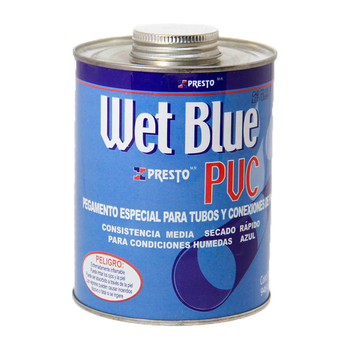 PEGAMENTO AZUL 946 ML PRESTO WET BLUE | Plomería Selecta